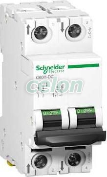 Acti9 C60H-DC Siguranta automata 2P C 6A A9N61526, SCH-A9N61526, Schneider Electric
