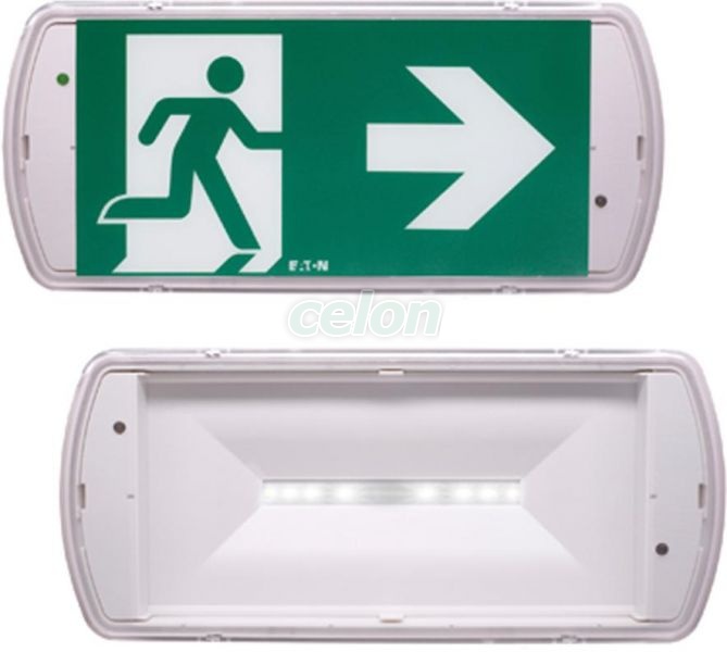 Corp iluminat de emergenta Led 1 h 100lm IP42 Eaton, EAT-SL2MNM42D1C3A ...