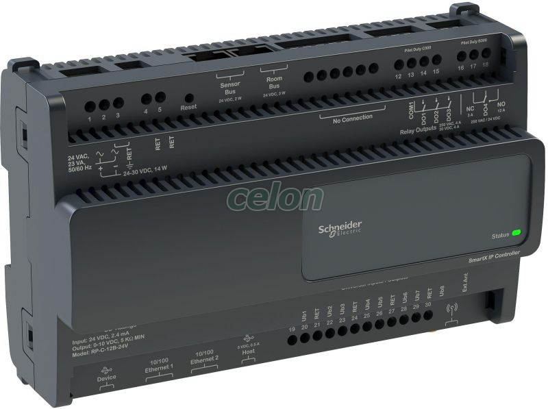 Smartx Controller Rp-C-12B-F-24V Sxwrcf12B10001 - Schneider Electric, SCH-SXWRCF12B10001 ...