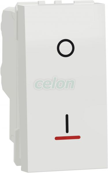 UNICA Intrerupator bipolar Cu indicator luminos 1 modul 16A Cu surub ...