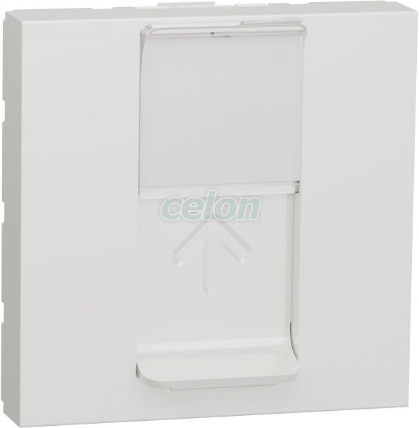 UNICA Priza simpla date Rj45 Ftp Cat.6a Alb 2 module, SCH-NU344918 ...