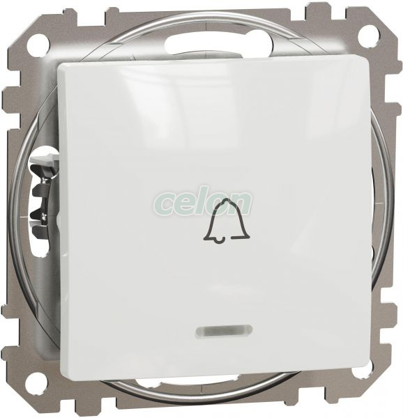 SEDNA Design Buton sonerie Simbol sonerie Indicator luminos albastra ...